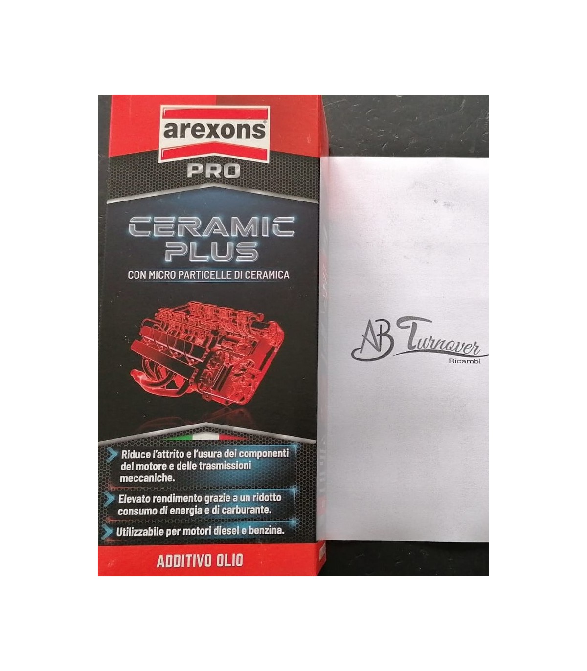 AREXONS- 9887-ADDITIVO OLIO MOTORE CERAMIC PLUS- TRATTAMENTO ANTIATTRITO